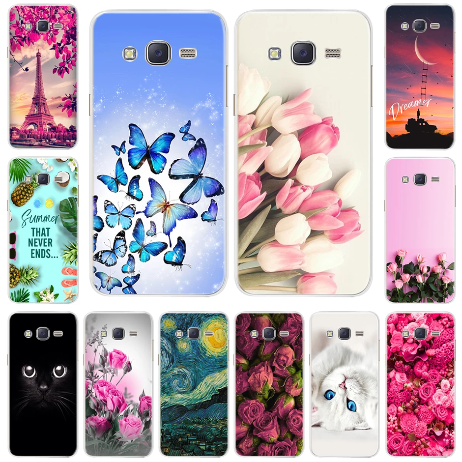For Samsung Galaxy J5 2015 Cover J500 J500F J500H Cute Cartoon Soft ...