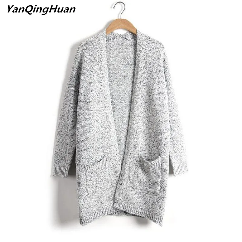 Long cardigan sweaters for women with pockets pants – Women’s Long ...