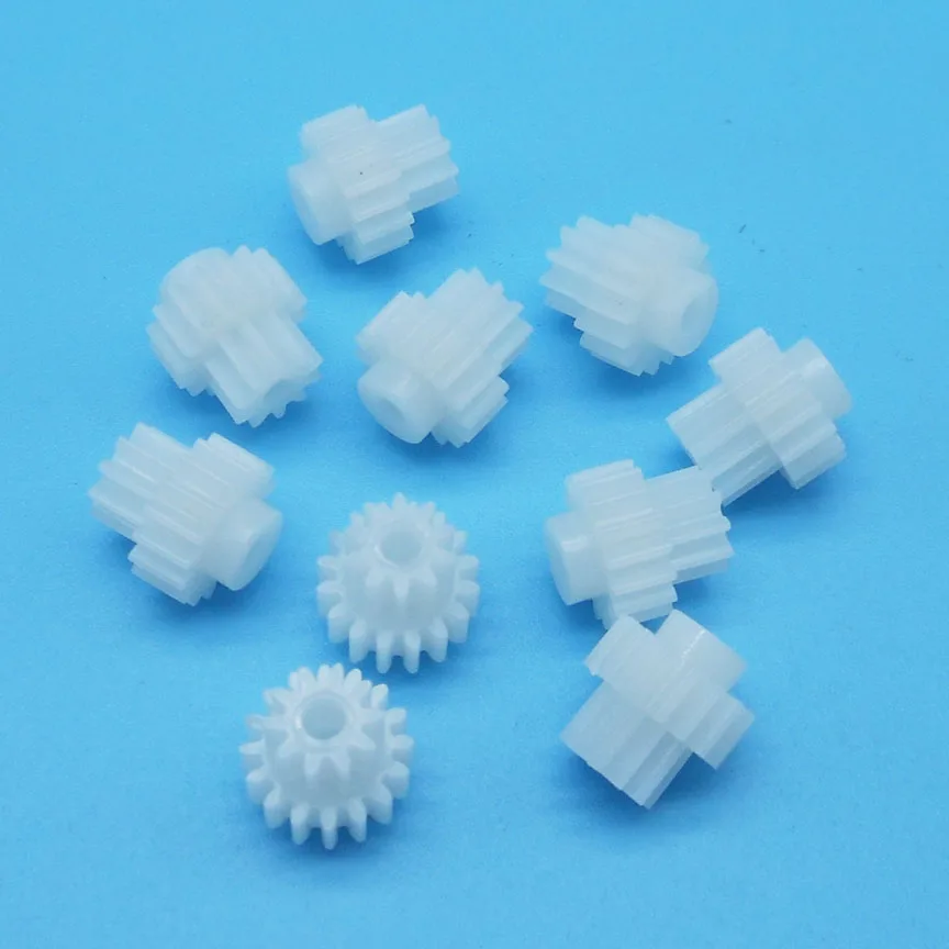 16102b 0.5m Double Layer Gear 16 Tooth 10 Tooth 2mm Loose Pom Plastic ...