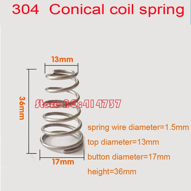Conical Coil spring – The Most Common Springs Factory | Springs Seller ...