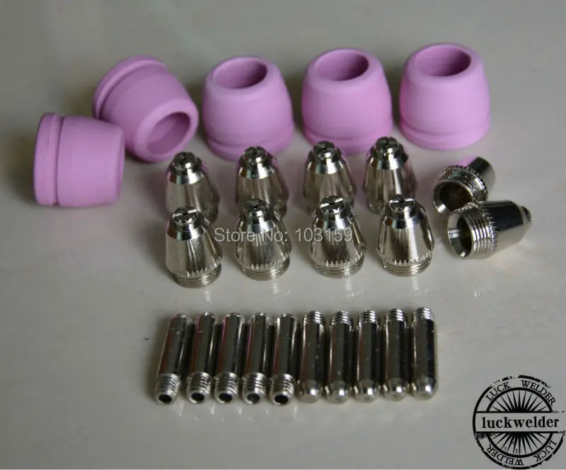 Ag 60 Sg 55 Wsd 60 60a Plasma Cutter Torch Tip Consumables 25pcs In