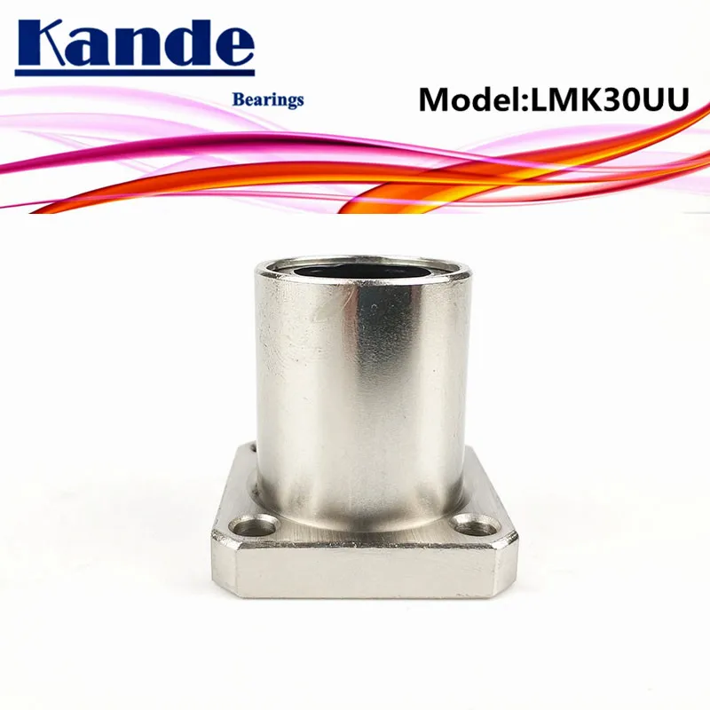 Kande Bearings Lmk30 Uu 1pc Lmk30uu Square Flange Linear Bearing Dr ...