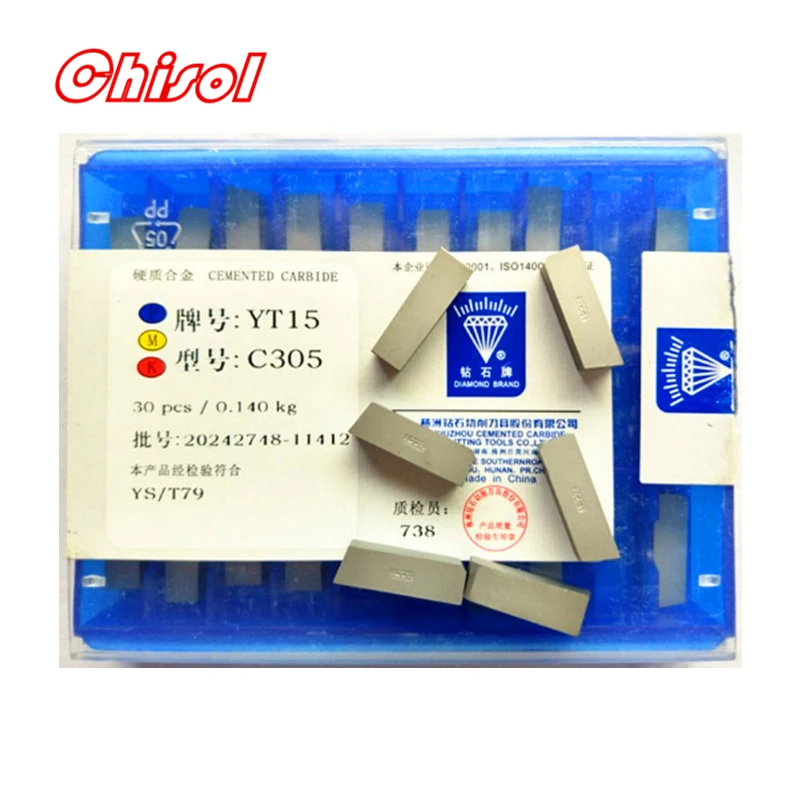30pcs-box-C305-YT5-YW2-YW1-YT15-YT14-YG6-YG8-YC45-Carbide-Brazed ...