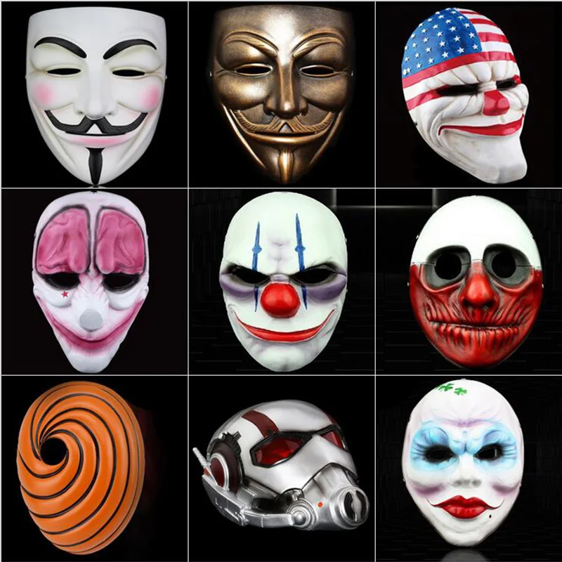 Payday-2-Mask-Resin-The-Heist-Dallas-Wolf-Chains-Hoxton-Cosplay ...