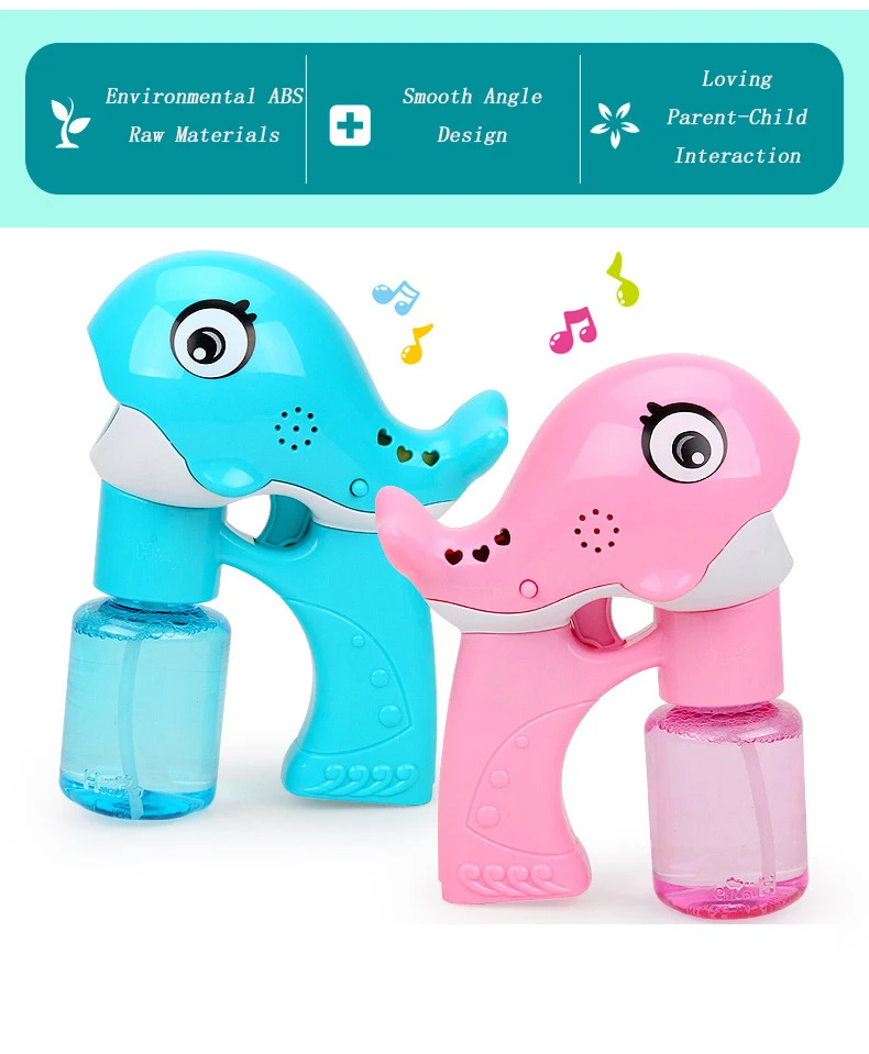 Whale Toys Fully automatic outdoors blow bubbles Bubble gun Electricity ...