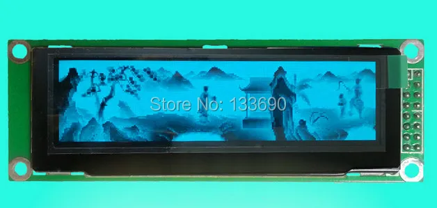 1pcs 3.12 인치 256x64 픽셀 모노 OLED 스크린 모듈 SSD1322 드라이브 IC 256*64 SPI/8Bit 병렬 인터페이스 블루 Oled|screen ...