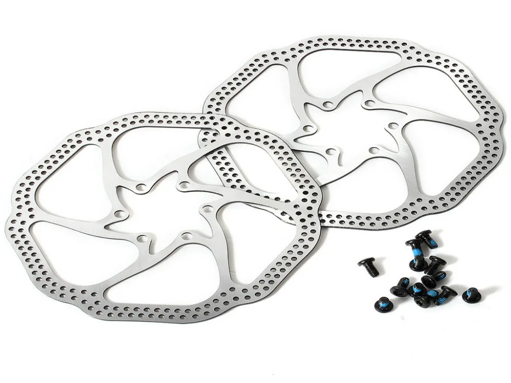 Chegada 1 par 160 mm 6 " HS1 MTB bicicleta disco de freio rotores de ...