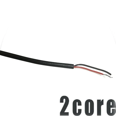 26AWG 28 AWG Signal Cable RVV 2/3/4/5/6/7/8/9/10 Cores TC Copper Conductor Electric RVV Black ...