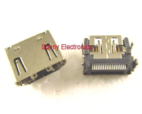 10Pcs 2Legs 2Row 19pin Female HDMI Socket 90 Degrees DIP PCB Solder ...