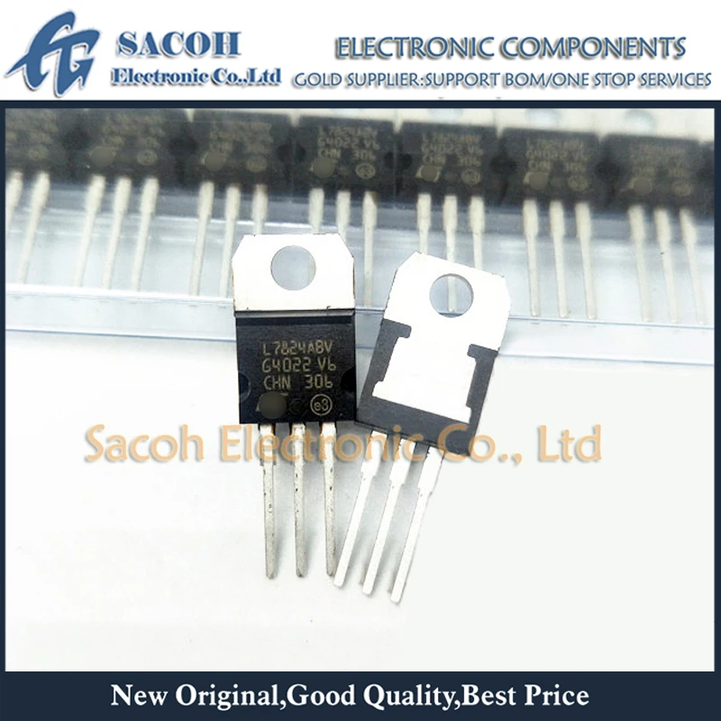 Refurbished-Original-10Pcs-Lot-L7824ABV-L7824AB-OR-L7824ACV-L7824AC ...