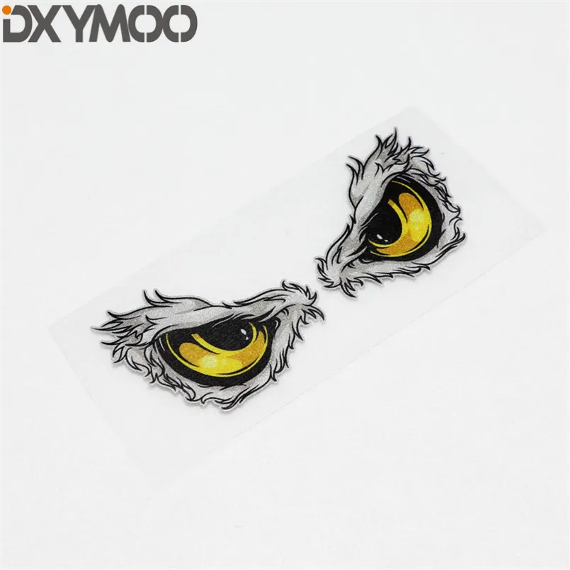 Peeping Eyes Fashion No Fears Motorcycle Helmet Bike Sticker Auto Truck ...