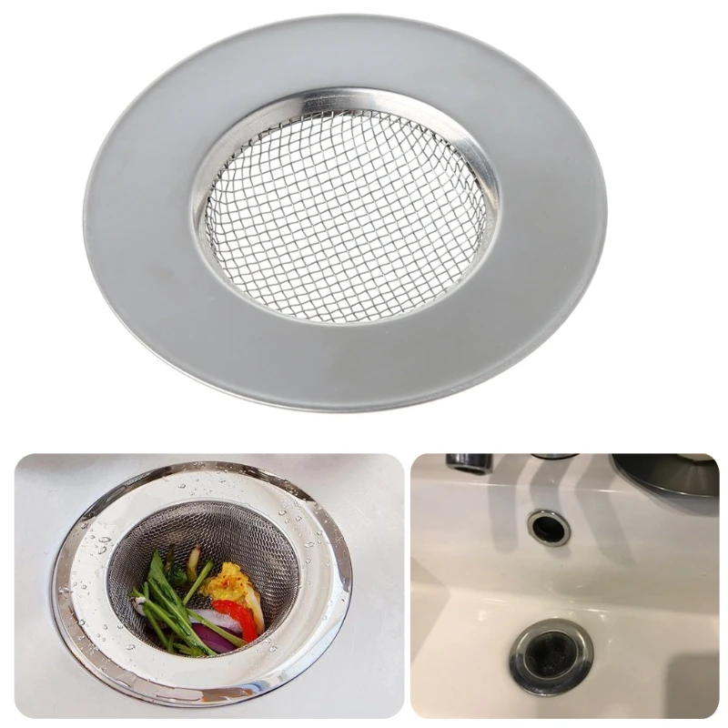 Ootdty 1pc 1 5m Mesh Kitchen Stainless Steel Sink Strainer Disposer