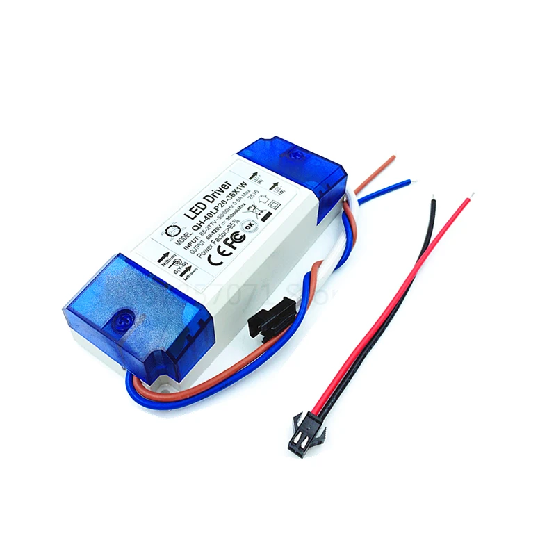 1 Pieces 20W 30W 40W LED Driver 20 36x1W 350mA DC60 120V High Power LED ...