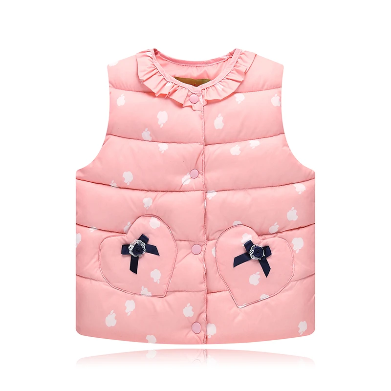 Girls Cotton Vest Winter Sleeveless Children's Clothing Hot Sale Vest ...