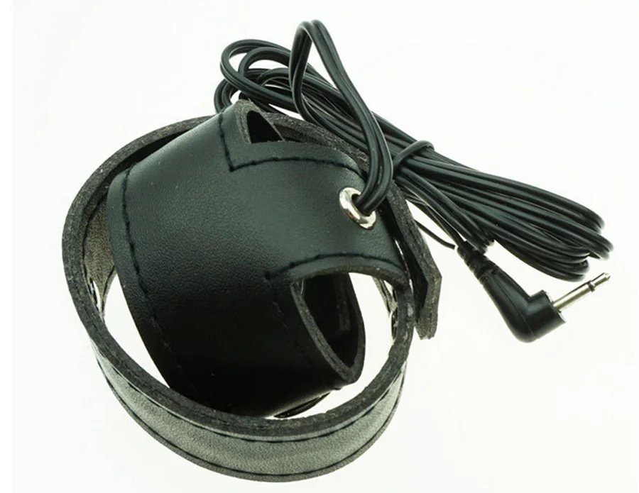 Electro Sex Penis Ring Belts,Leather Electro Shock Therapy Cock Cage ...