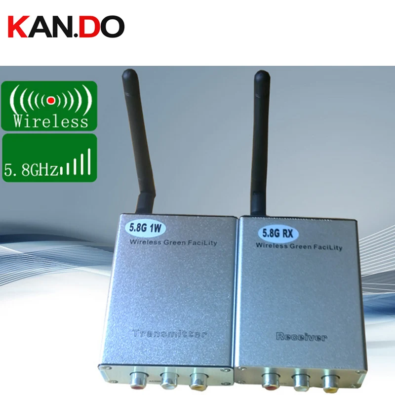 1W 5.8G Wireless AV Transceiver 5.8G Wireless Video Transmitter ...