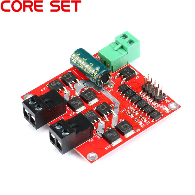 1-pc-7A-160W-Dual-channel-DC-Motor-Driver-Module-PWM-Speed-Controller ...