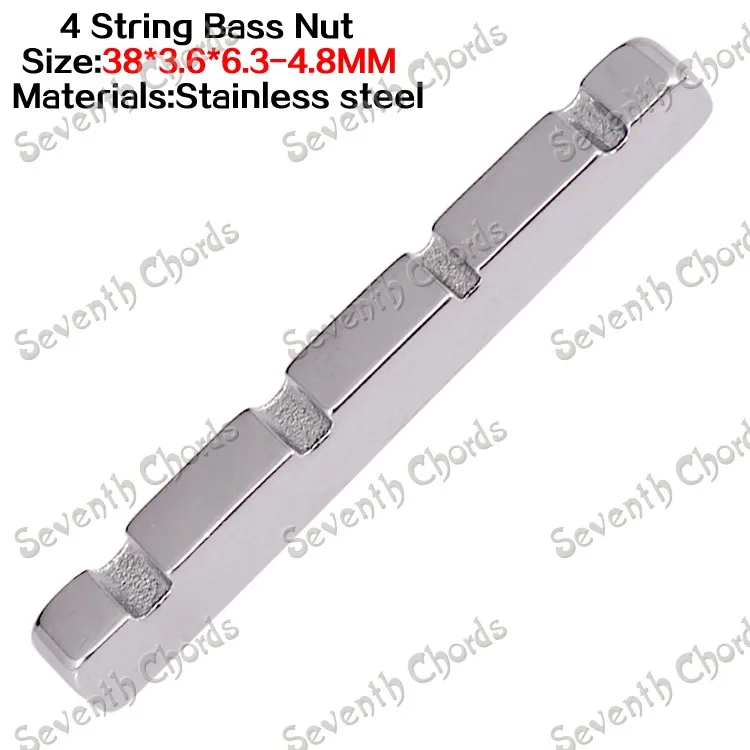 Stainless-Steel-Nut-For-4-String-Bass-Guitar-Replacement-Size-38-x-3-6 ...