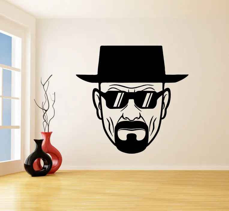 Vinyl Wall Decal Breaking Bad Man Wall Stickers For Living Room Bedroom ...