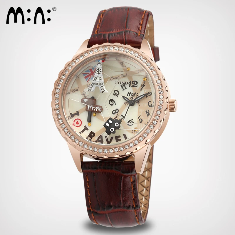 MINI-Korean-fashion-women-dresswatch-Luxury-watches-Glow-Quartz ...