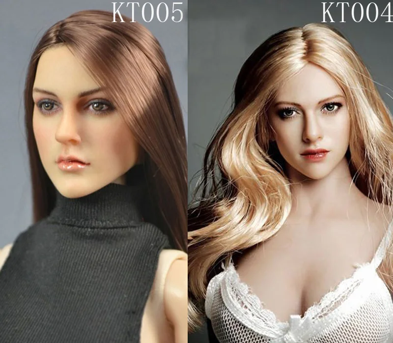 Kimi Toys Kt004 Kt005 1 6 Scale European And American Female Headsculpt