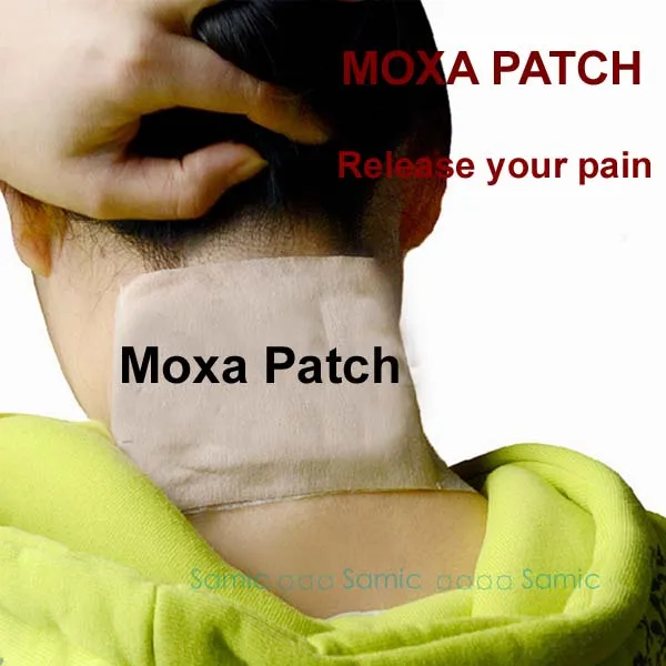 10 pcs Moxa Self Heating Patch neck back shoulder pain relief Wormwood ...