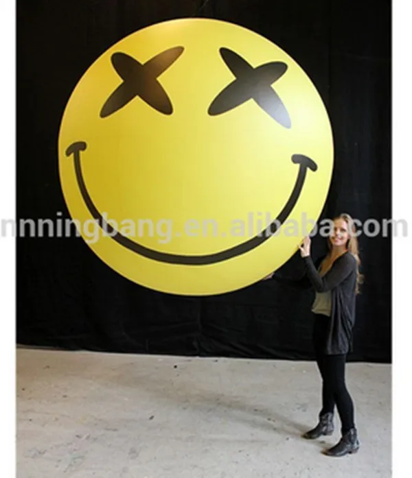 Free Shipping 2m Giant Inflatable Smily Face For Event Decoration ...