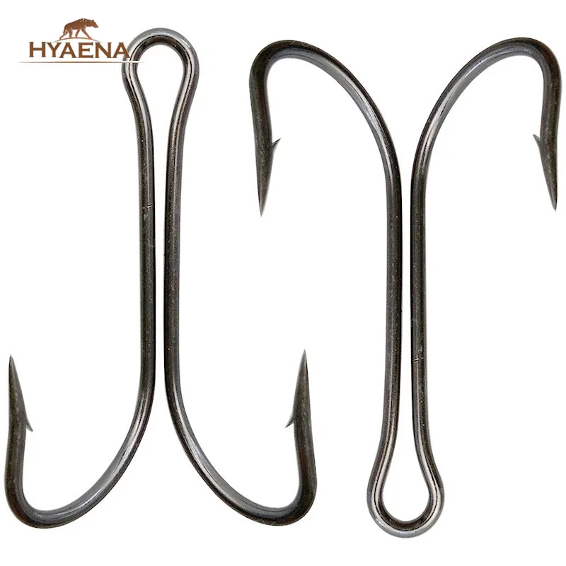 Hooks Double Fishing Fly Tying | Small Double Hooks Fishing | Double 4 ...