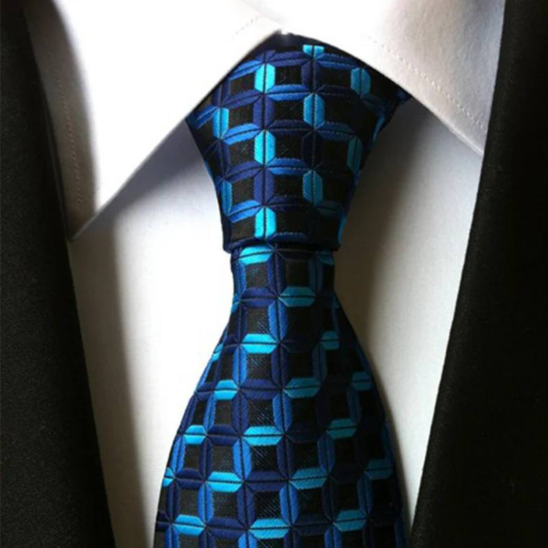 Mantieqingway Formal Business Mens Jacquard Neck Ties For Men Classic