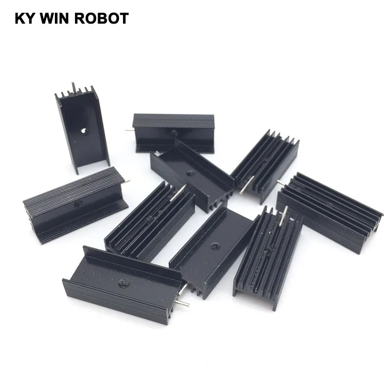 10 pcs Free Shipping Aluminium TO-220 Heatsink TO 220 Heat Sink ...