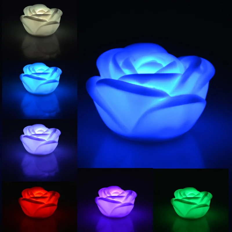 2016 Decoration Decor Romantic 7 Color Changing LED Bulb Light Night ...