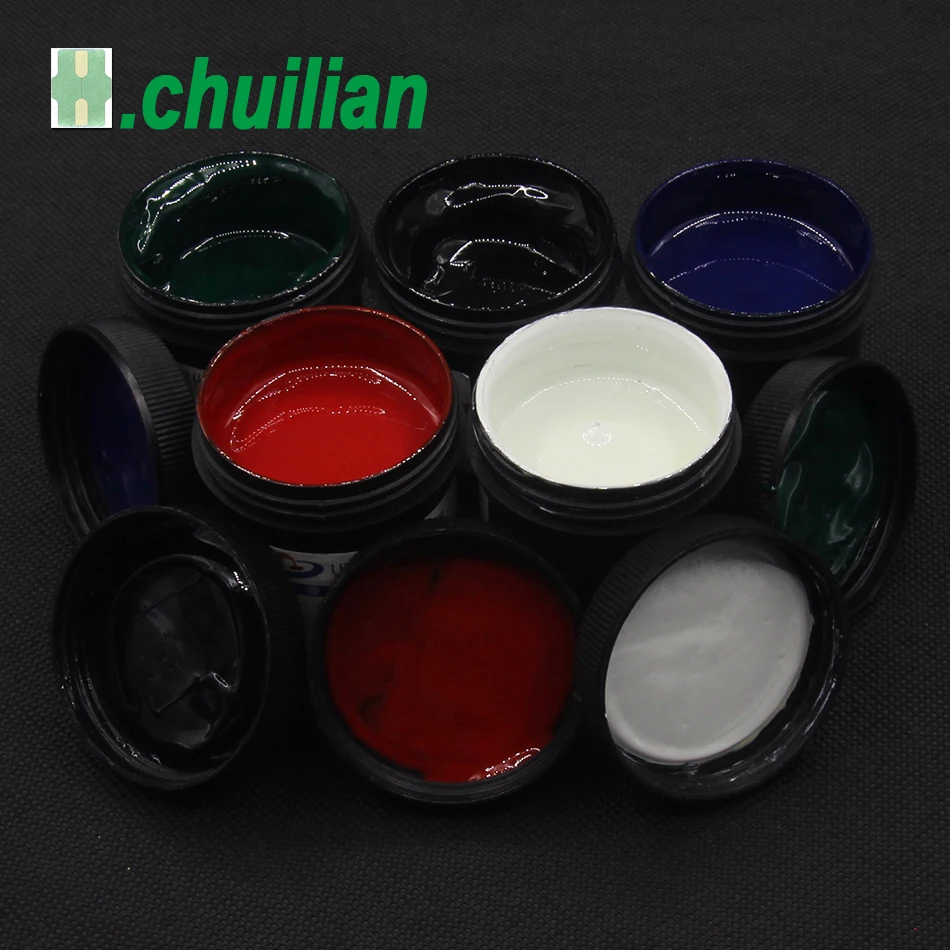 5pcs/ PCB UV Photosensitive Inks Green PCB UV Curable Solder Resist Ink ...
