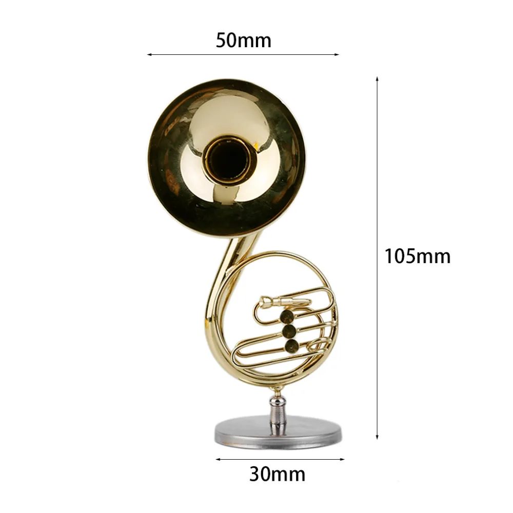 2021 Golden Mini Sousaphone Small Size Music Instrument Ornament Music ...