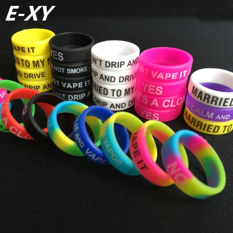 E XY Atomzier Non Skid MOD Silicone Ring Electronic Cigarette Silicon ...
