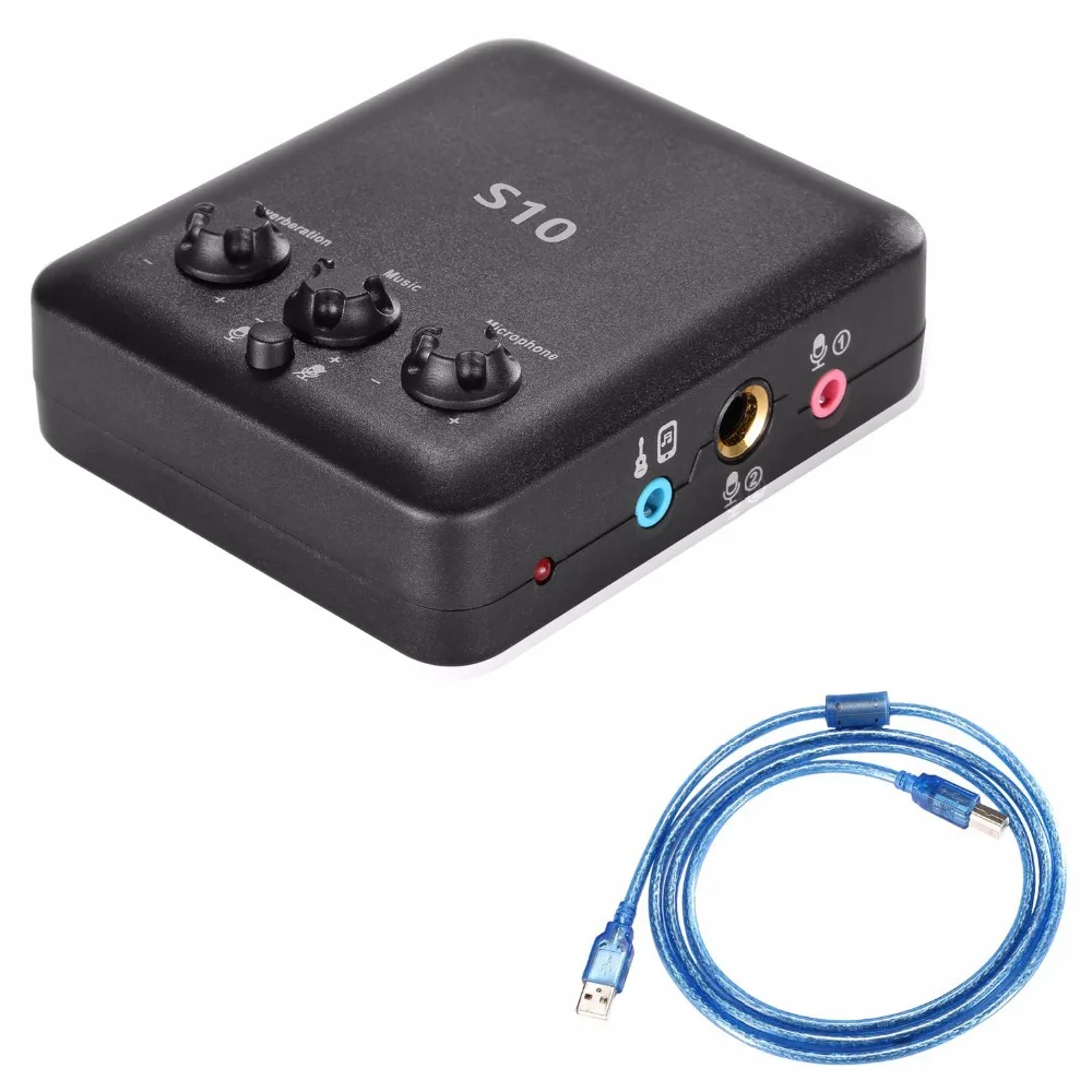 Neewer External Usb Sound Card With Free Drive Design For Singing ...