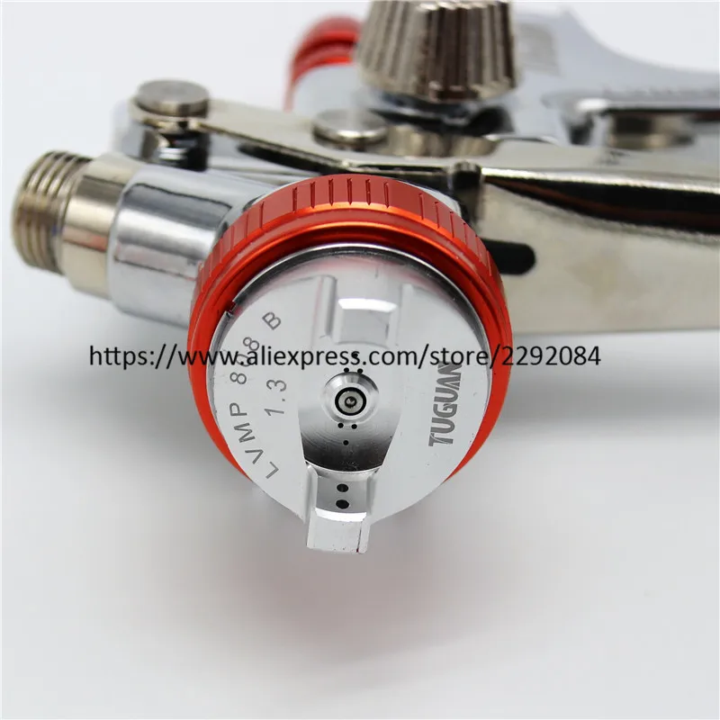 LVMP mini Spray Gun 1.3mm Gravity feed nozzle 600CC paint sprayers ...
