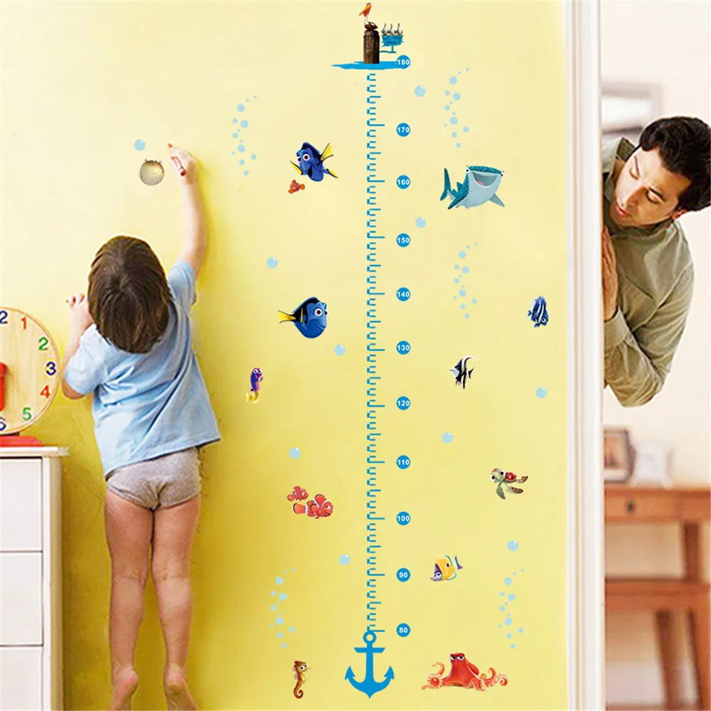 Aliexpress.com : Buy diy growth chart height measure wall sticker home ...