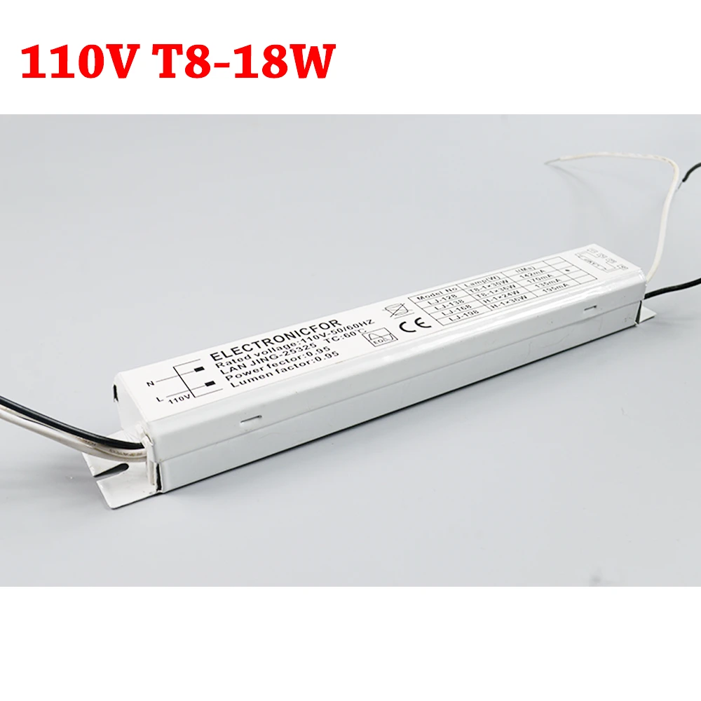 1 Pc New 110v Ac T8 Fluorescent Ballast For 18w Electronic Lamp Ballast ...