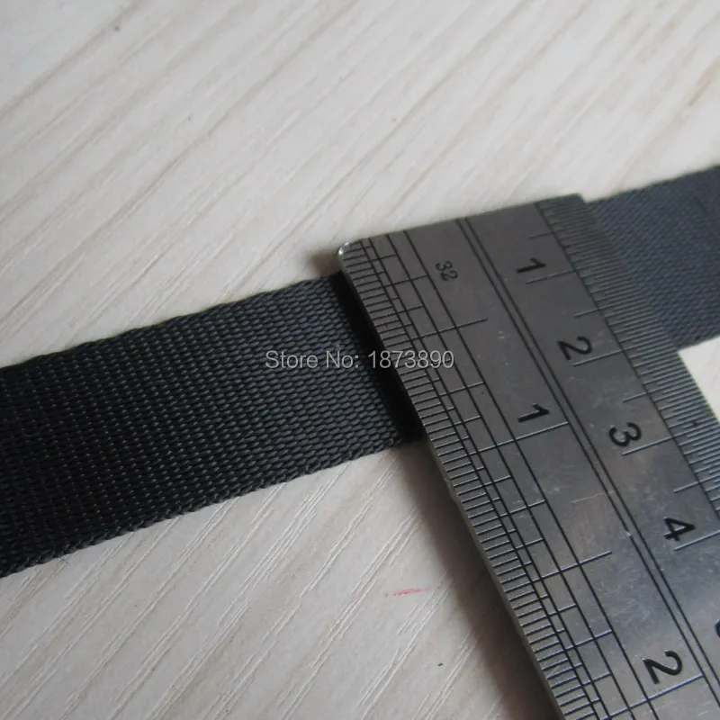 10 Yards 19mm 3/4'' Nylon Webbing Belt Strap Buckles Strapping Stretch ...