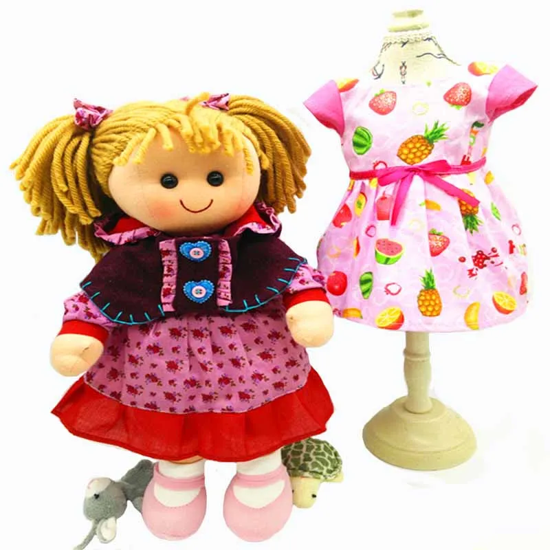 Promotion 15 inch High Quality soft baby rag doll toy for children ...