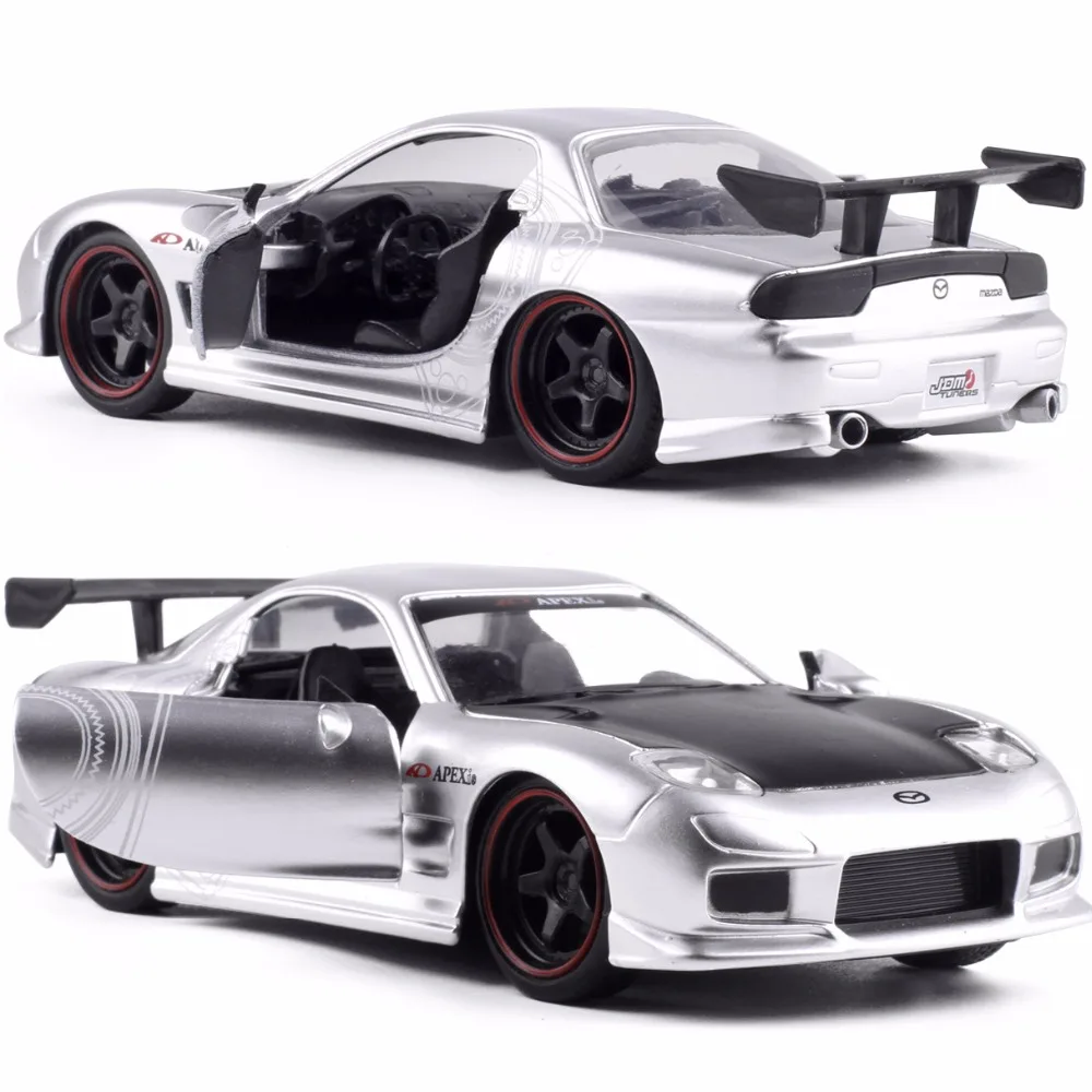 Brand New 1:32 JADA Mazda RX7 Alloy Diecast Car Model Super Car ...