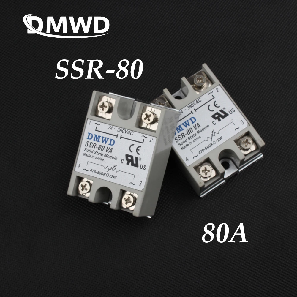 AA SSR 80 80A DMWD VA DA Industrial Solid State Relay Module SSR High ...