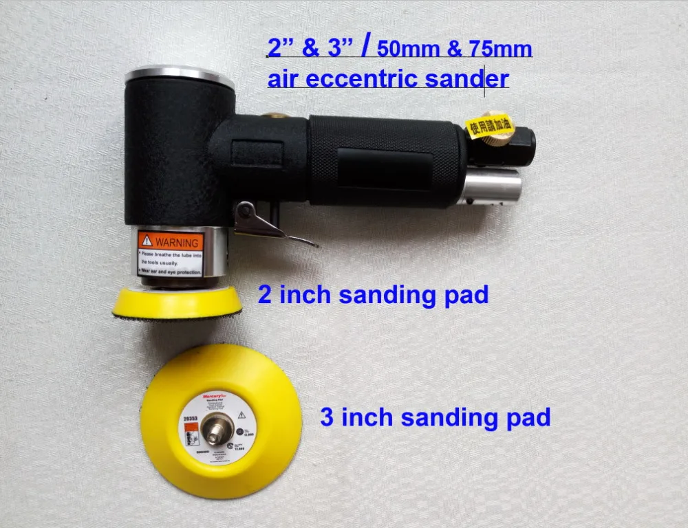 Industrial grade quality! 2 inch 3 inch air eccentric sander, pneumatic ...