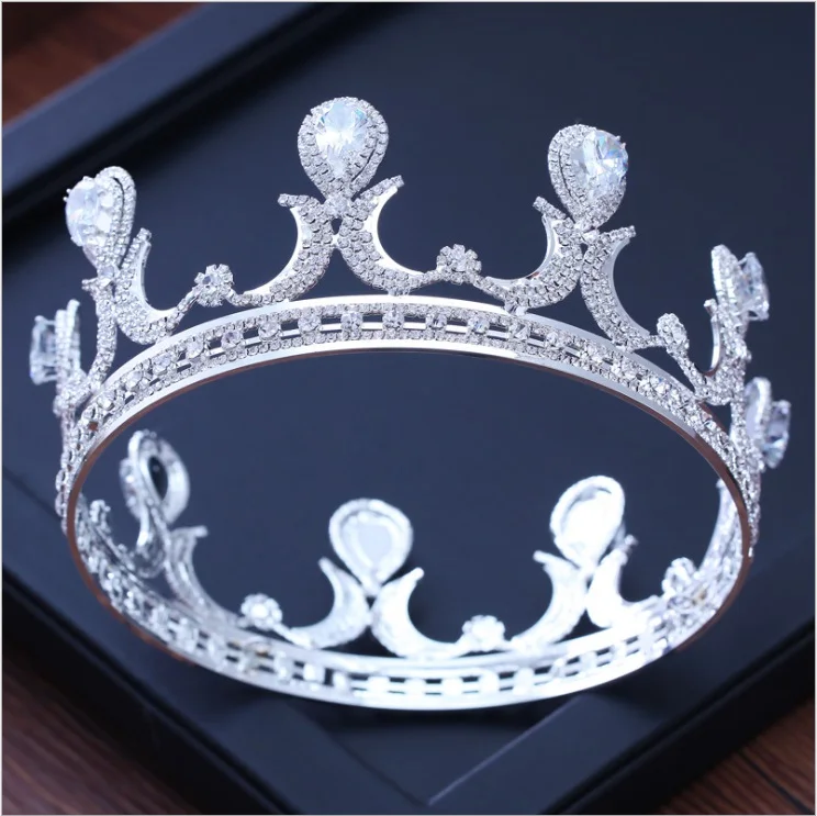 Diseños Vintage Pavo Real cristal Tiara corona de boda Tiara nupcial ...