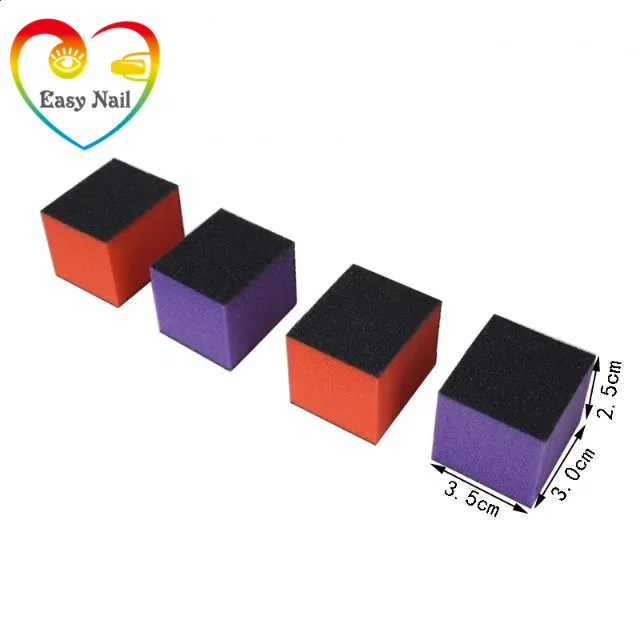 5pcs Black Mini Buffer 35 3025mm Buffer Mix Color Buffing Sanding Files Block Acrylic Nail Art 