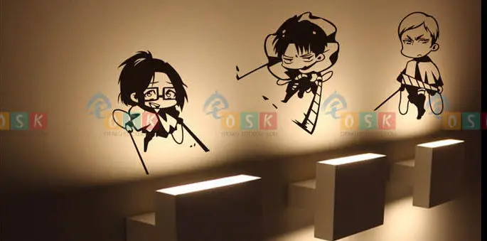 Attack on Titan Vinyl Wall Stickers Decal Decor Home Decoration Anime ...