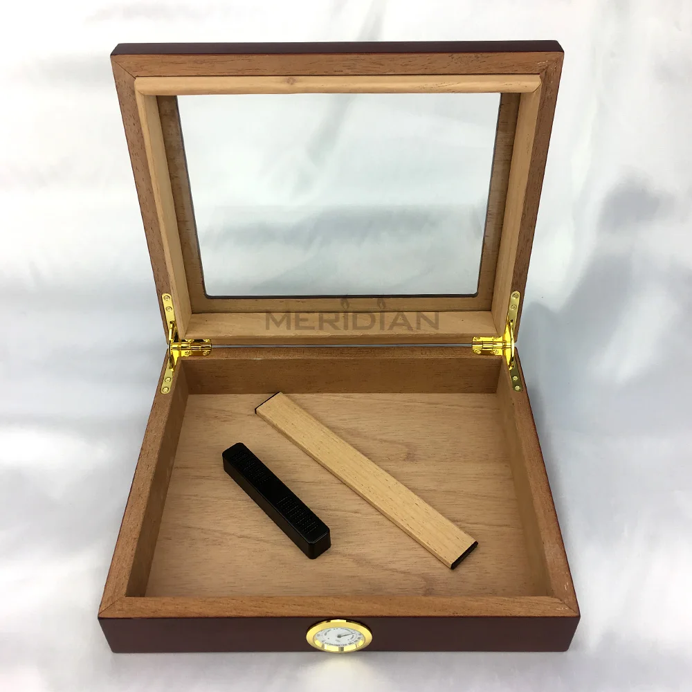cigarette wooden box humidor cigar box 15-20 cigars Desktop Humidor ...