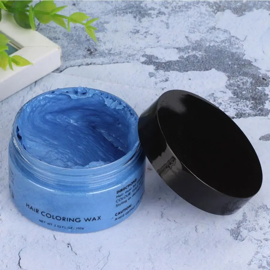 8 Colors Disposable Hair Color Wax Coloring Mud Clay Styling Modeling ...