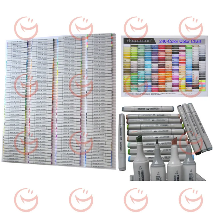 free-shipping-240-colour-full-set-of-Finecolour-sketch-marker-most ...