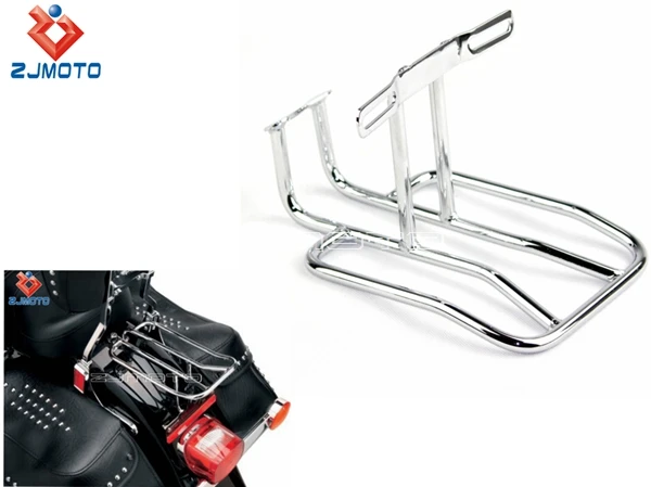 Motorcycle Luggage Rack Support Shelf Solo Seat For Harley Sportster ...